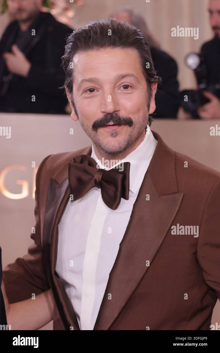 Diego Luna attends the 83rd annual Golden Globe Awards at The Beverly ...