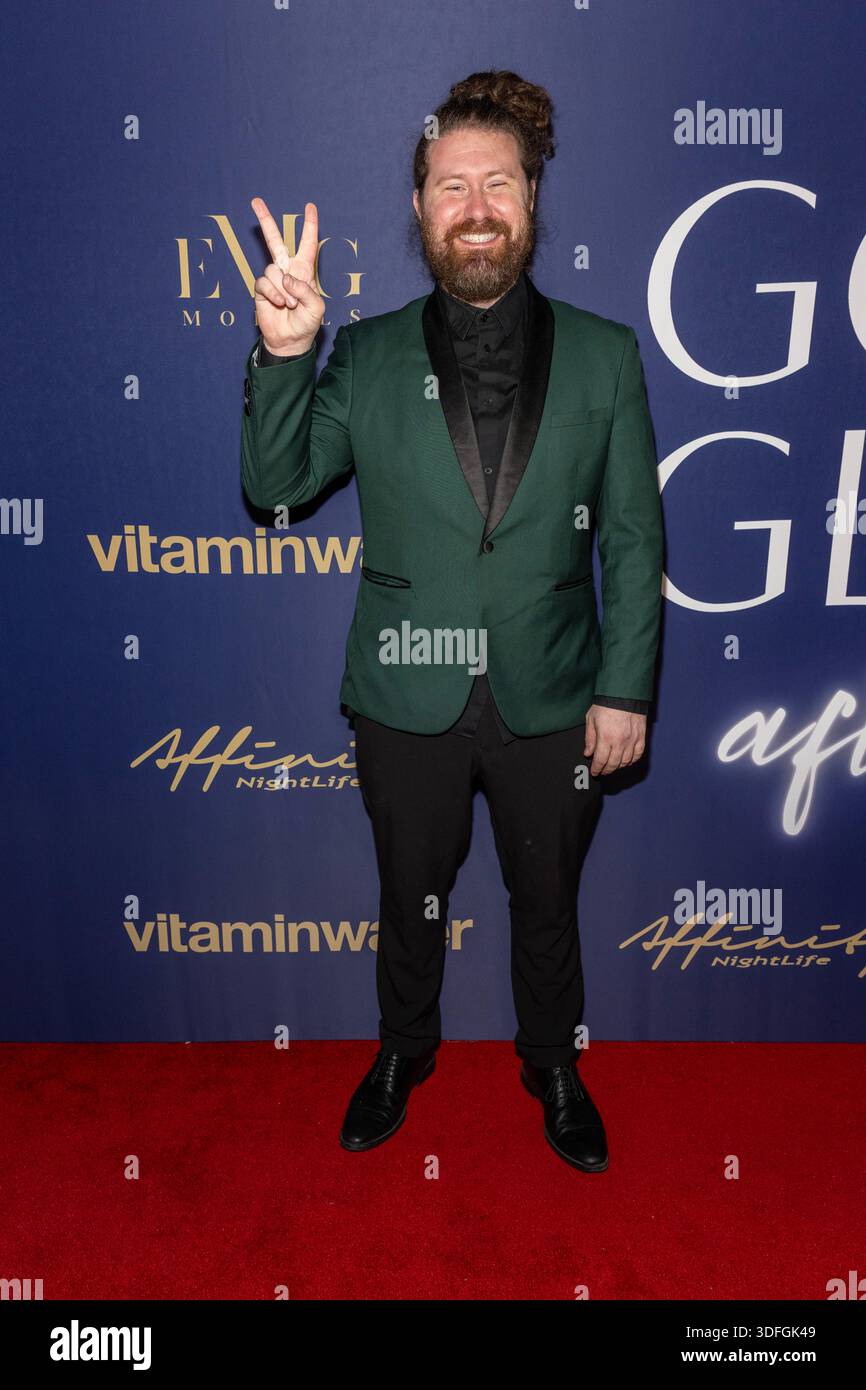 Musician Casey Abrams attends 83rd Golden Globes Awards After Party at ...