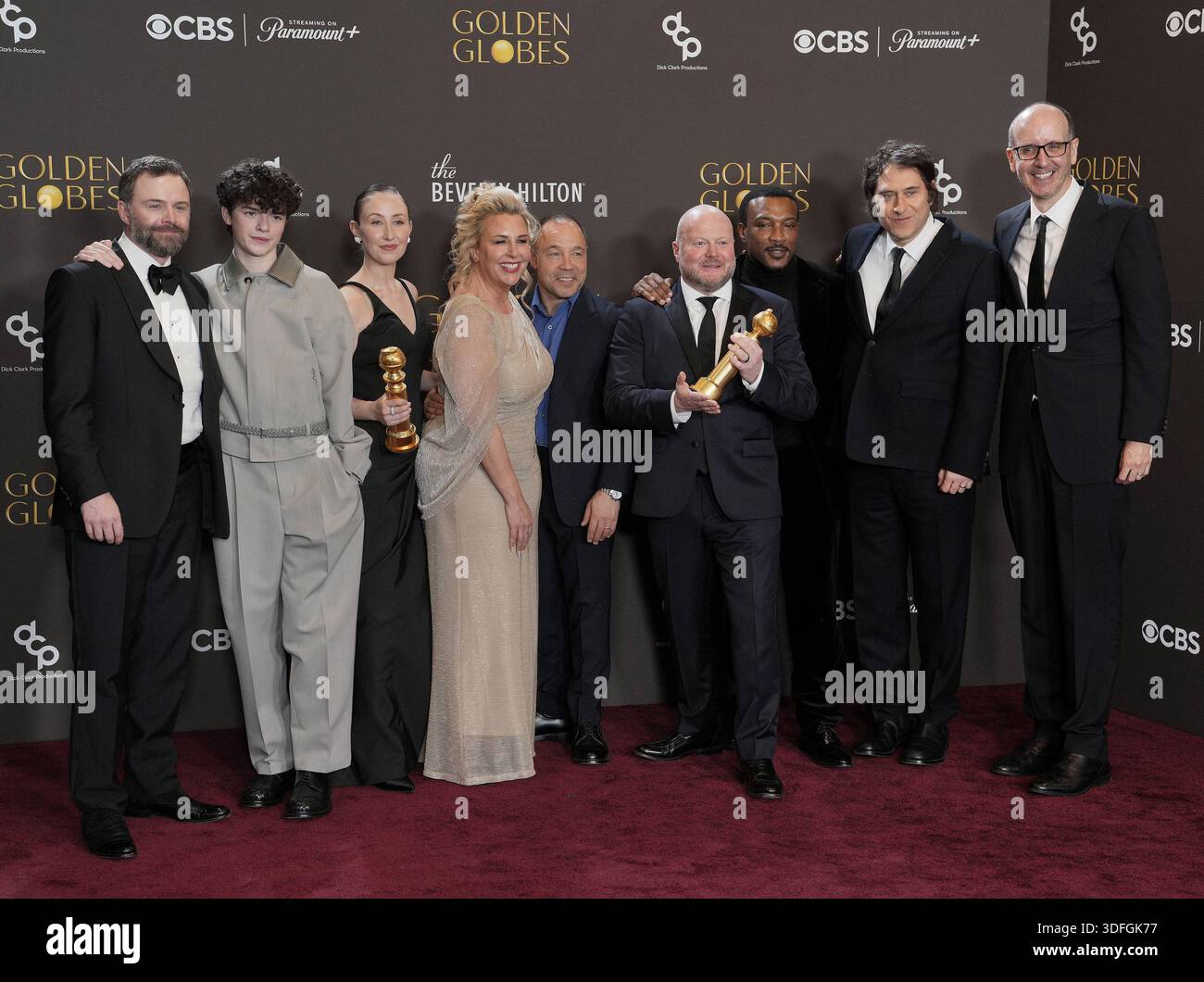 Los Angeles, USA. 11th Jan, 2026. (L-R) Philip Barantini, Owen Cooper ...