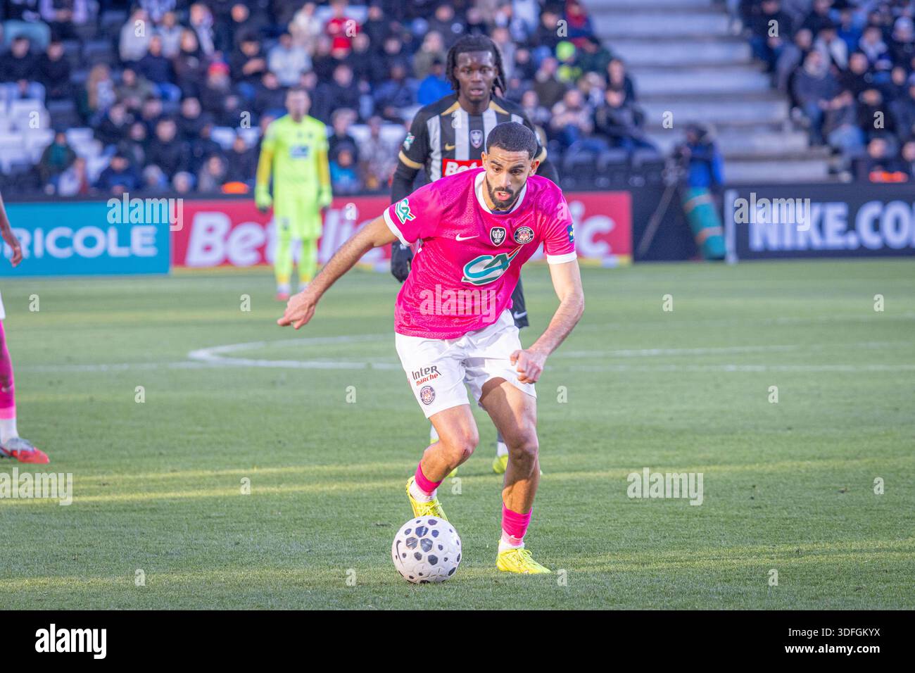 Rafik MESSALI of Toulouse FC during the French Cup, round of 32 ...