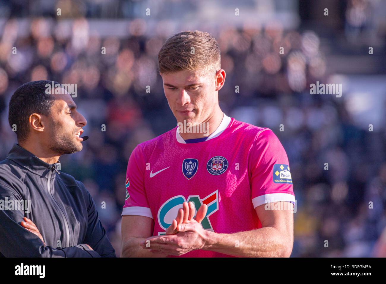 Charlie CRESSWELL of Toulouse FC during the French Cup, round of 32 ...