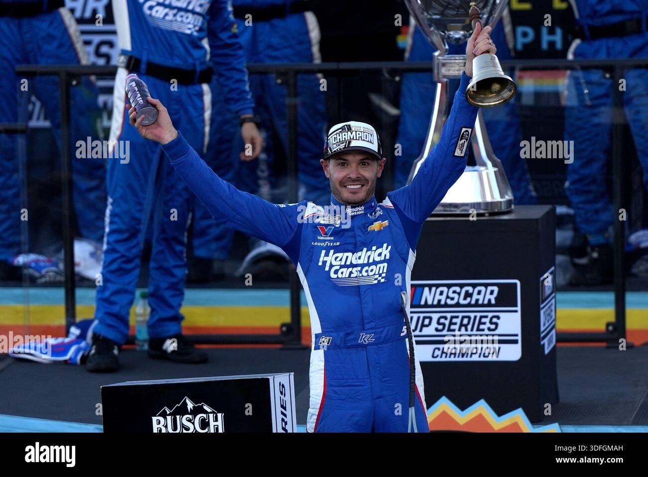 FILE - NASCAR Cup Series driver Kyle Larson during a NASCAR Cup Series ...