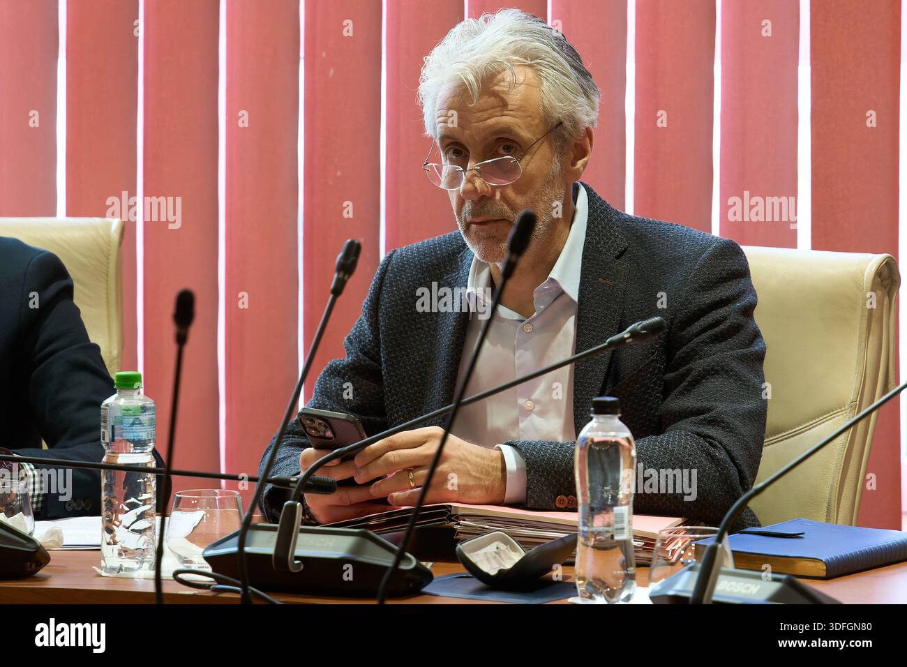 Bucharest, Romania. 12th Jan, 2026: Florin Cristian Tataru, member of ...