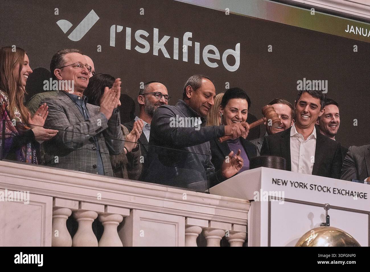 Ravi Kumaraswami, center, Riskified President of Worldwide Field ...