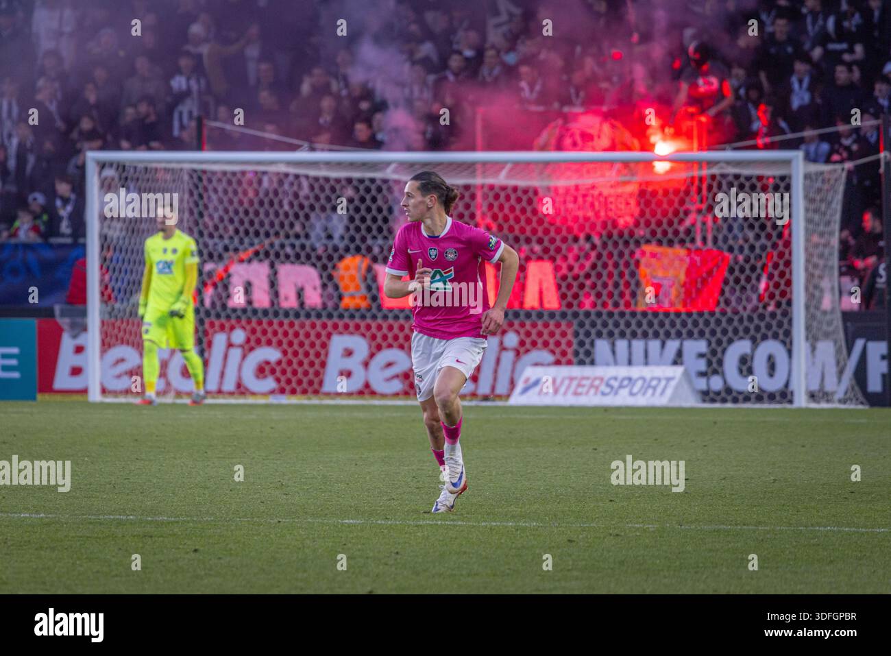 Louis REYNAUD of Toulouse FC during the French Cup, round of 32 ...