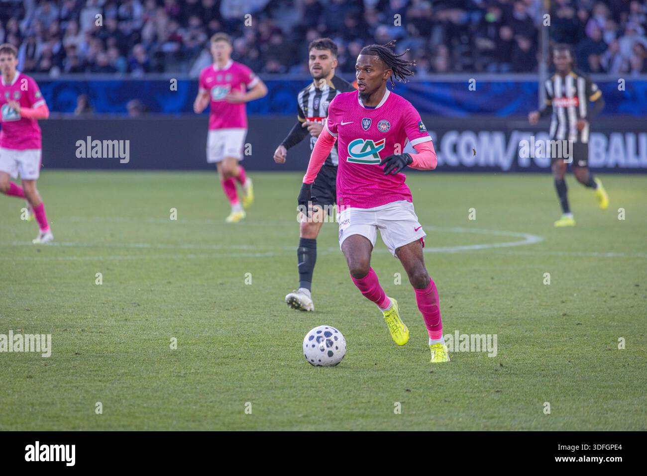 Yann GBOHO of Toulouse FC during the French Cup, round of 32 football ...