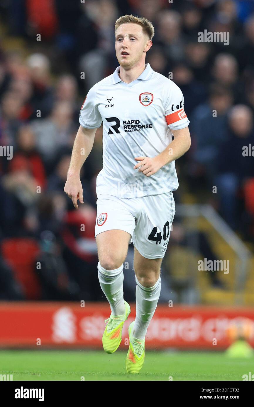 Liverpool, England, 12th January 2026. Davis Keillor-Dunn of Barnsley ...