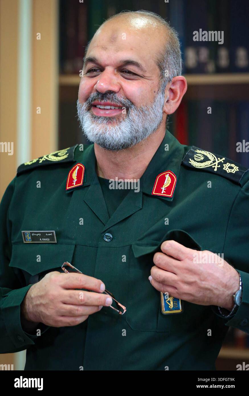 Vahid Shahcheraghi, better known as Ahmad Vahidi is an Iranian military ...
