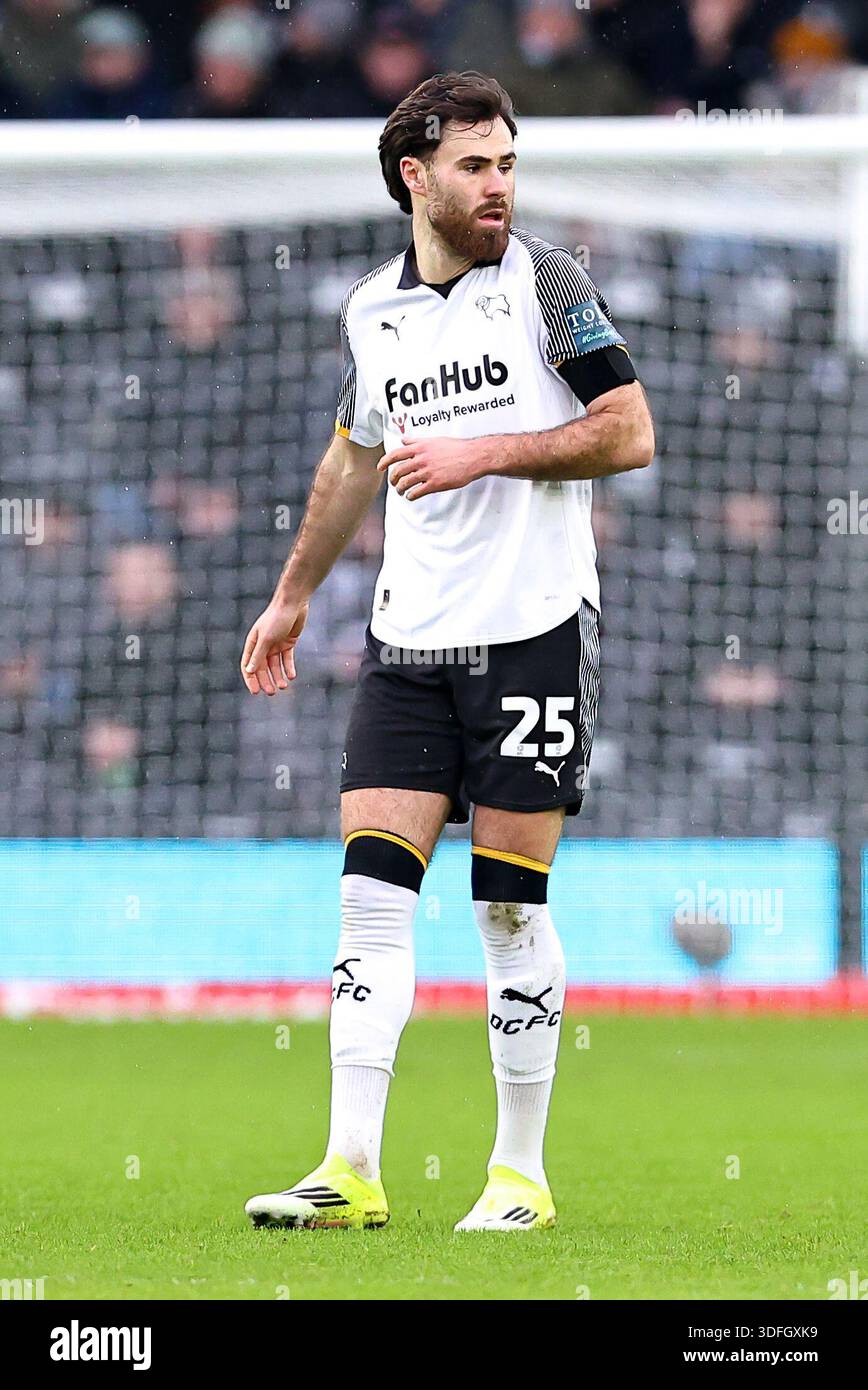 Ben Brereton Diaz of Derby County during the Derby County v Leeds ...