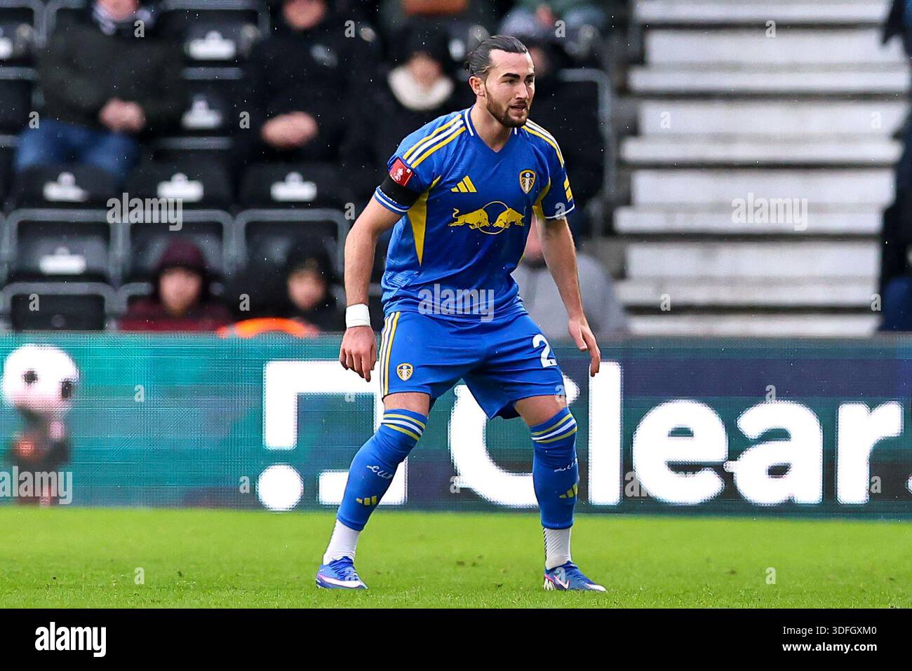 Jack Harrison of Leeds United during the Derby County v Leeds United ...