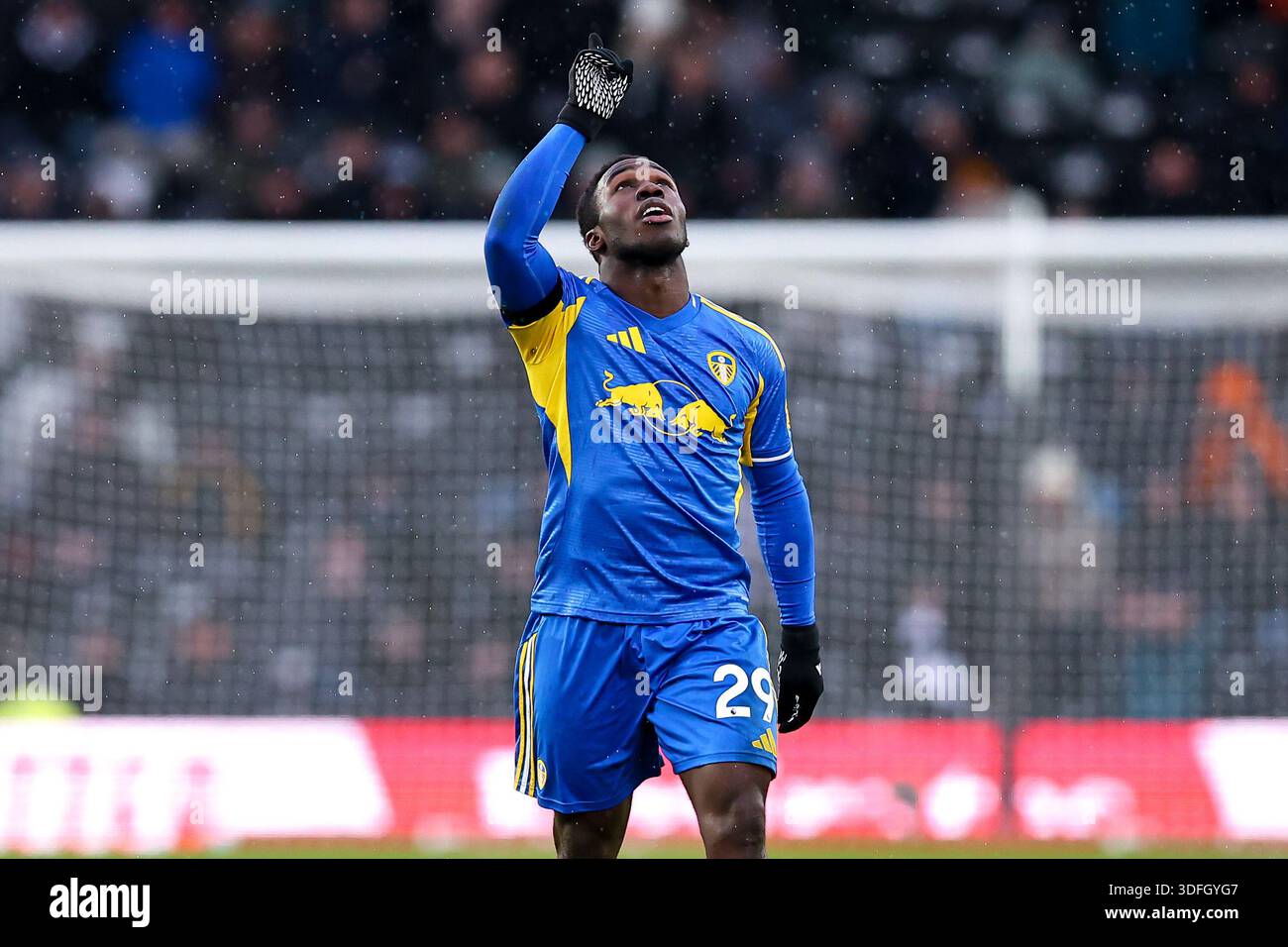 Wilfried Gnonto of Leeds United during the Derby County v Leeds United ...