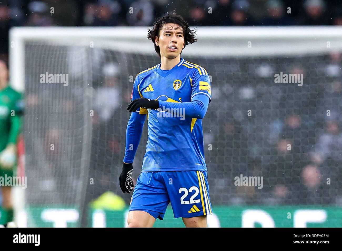Ao Tanaka of Leeds United during the Derby County v Leeds United ...