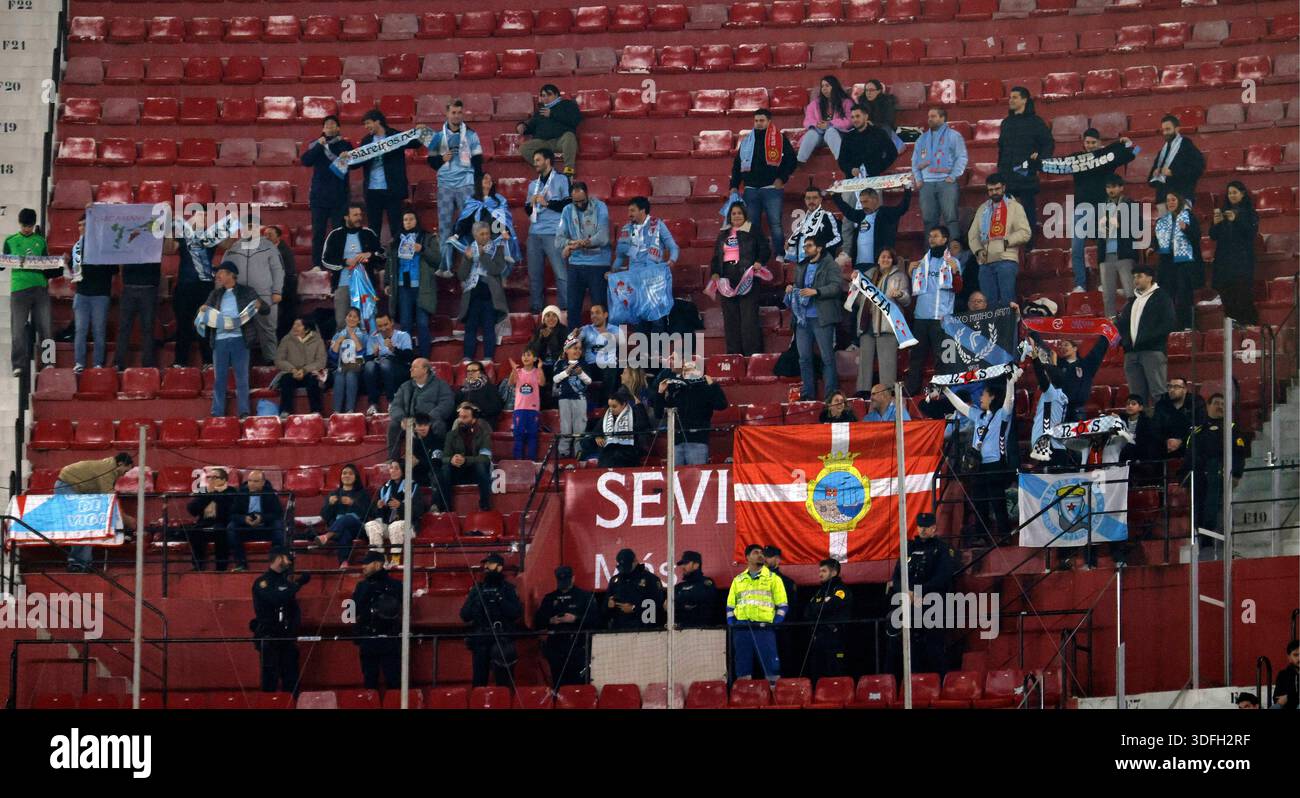 Spanish La Liga EA Sports soccer match Sevilla vs Celta at Ramon ...