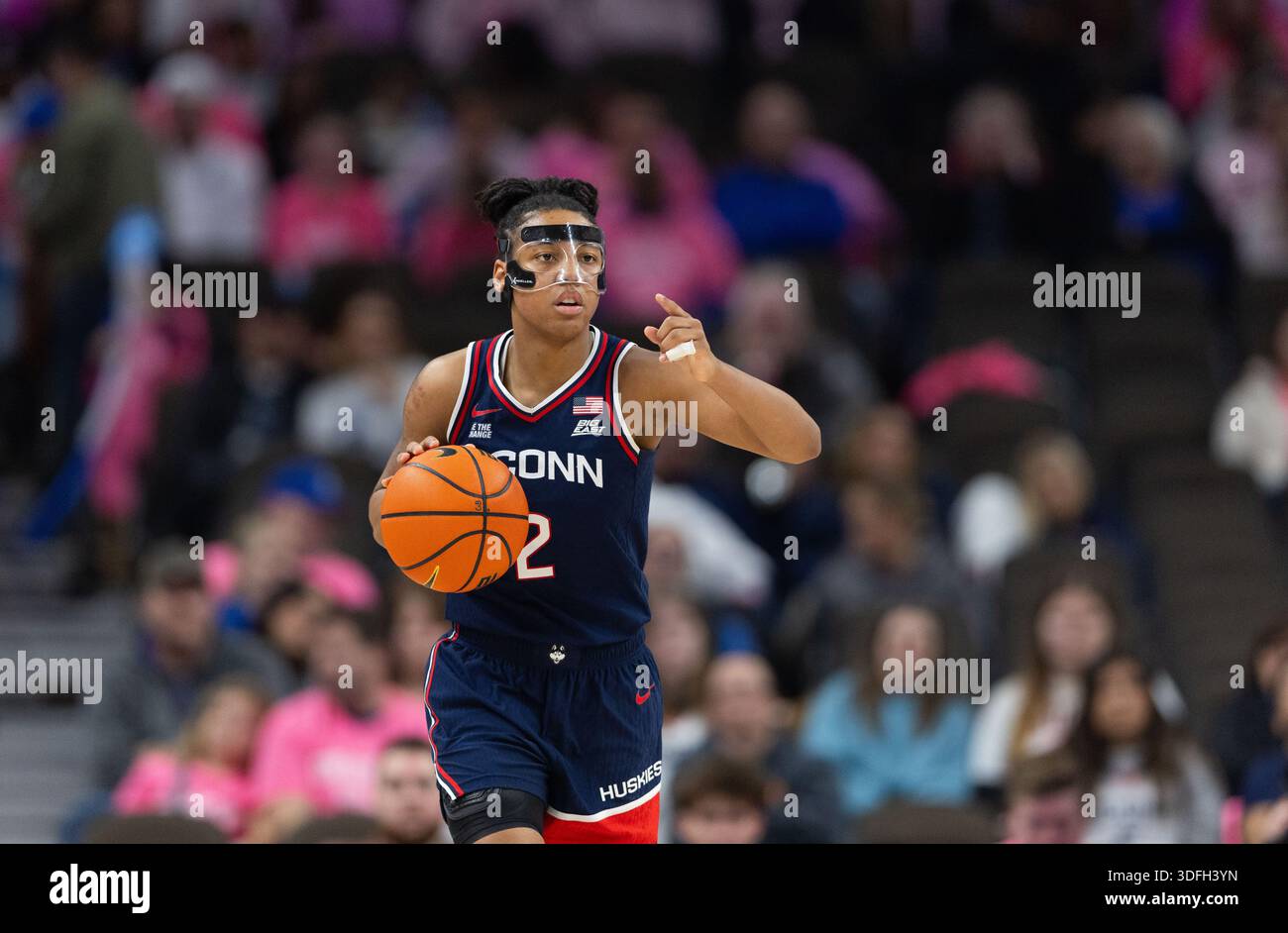UConn's KK Arnold (2) plays against Creighton during the second half of ...
