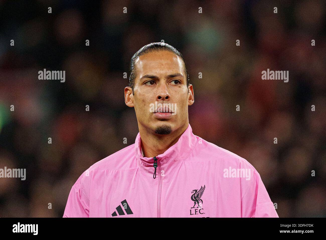 Virgil van Dijk of Liverpool is seen during the Emirates FA Cup Third ...