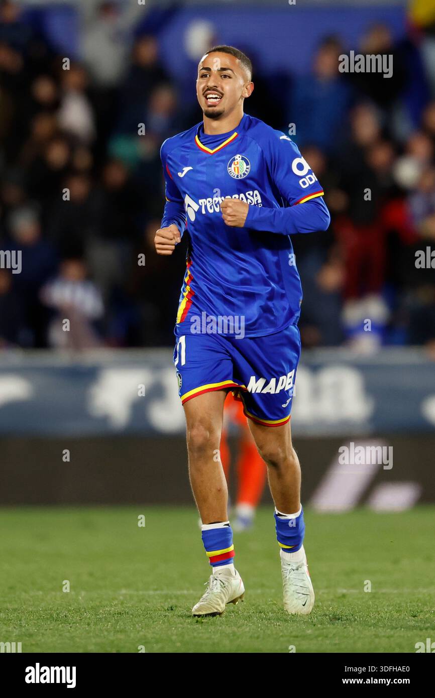 Ismael Bekhoucha (Getafe), JANUARY 9, 2026 - Football / Soccer ...