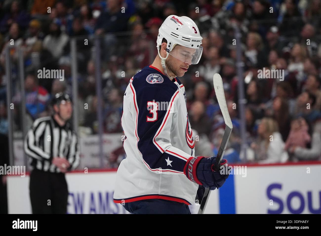 Columbus Blue Jackets center Charlie Coyle (3) in the first period of ...