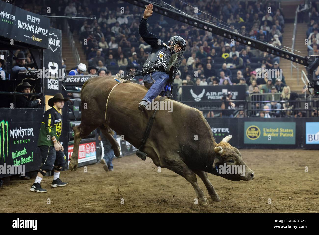 Jan 09, 2026; New York City , New York, USA; Luciano De Castro competes ...