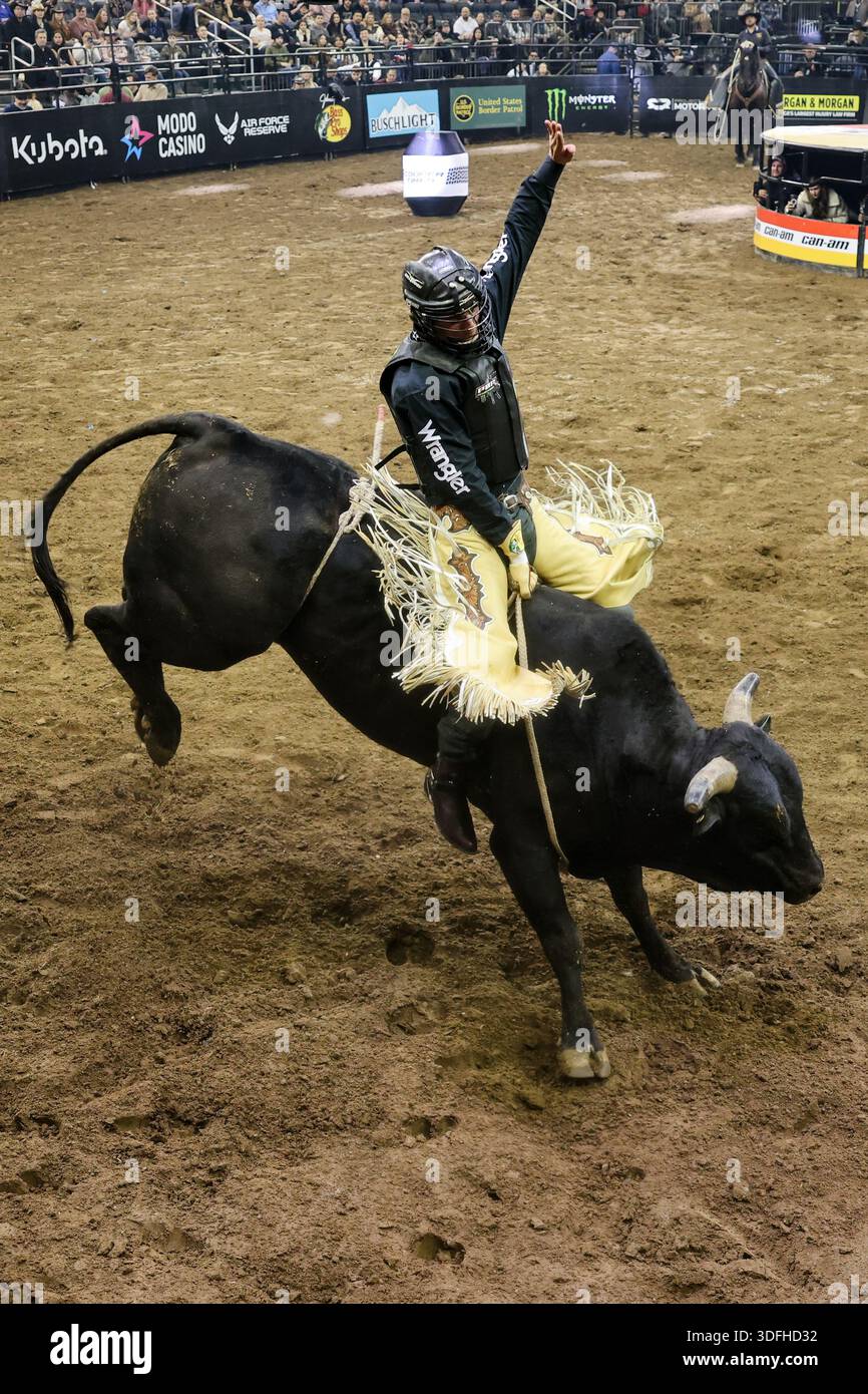 Jan 09, 2026; New York City , New York, USA; Mason Taylor competes on ...