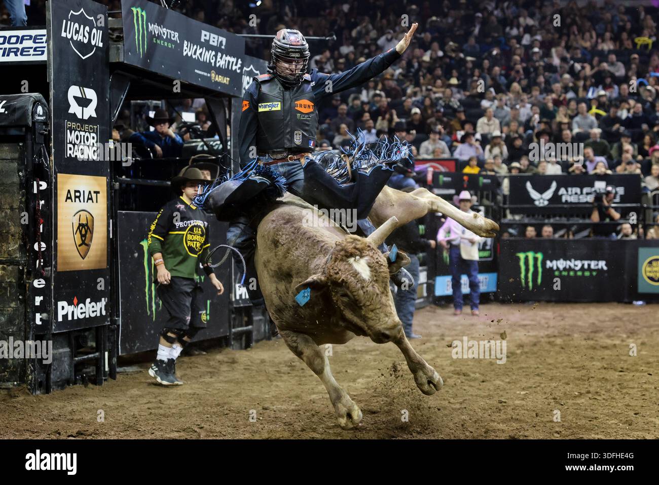 Jan 09, 2026; New York City , New York, USA; Cort McFadden competes on ...