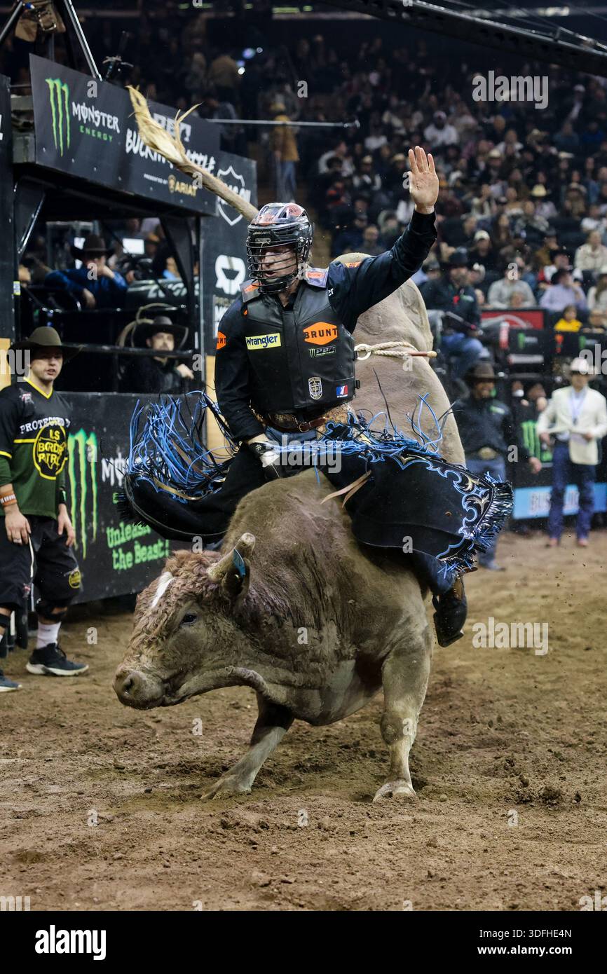 Jan 09, 2026; New York City , New York, USA; Cort McFadden competes on ...