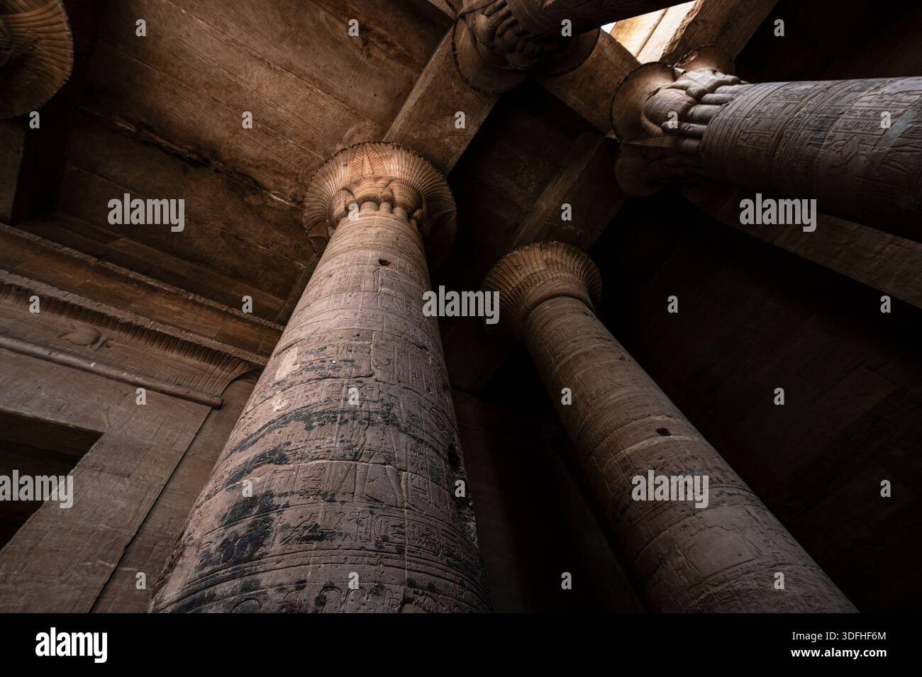 Aswan, Egypt - February 16, 2021: image of Philae Temple, an ancient ...