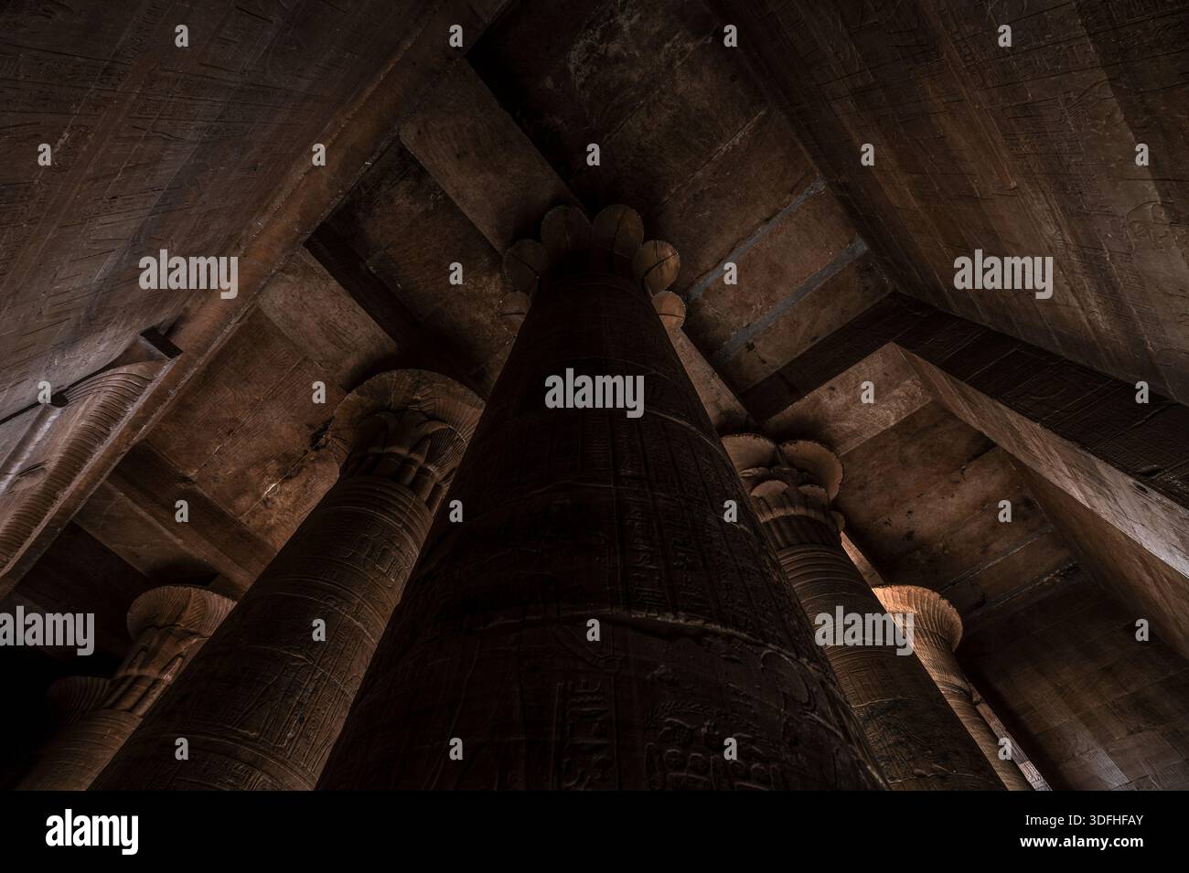 Aswan, Egypt - February 16, 2021: image of Philae Temple, an ancient ...