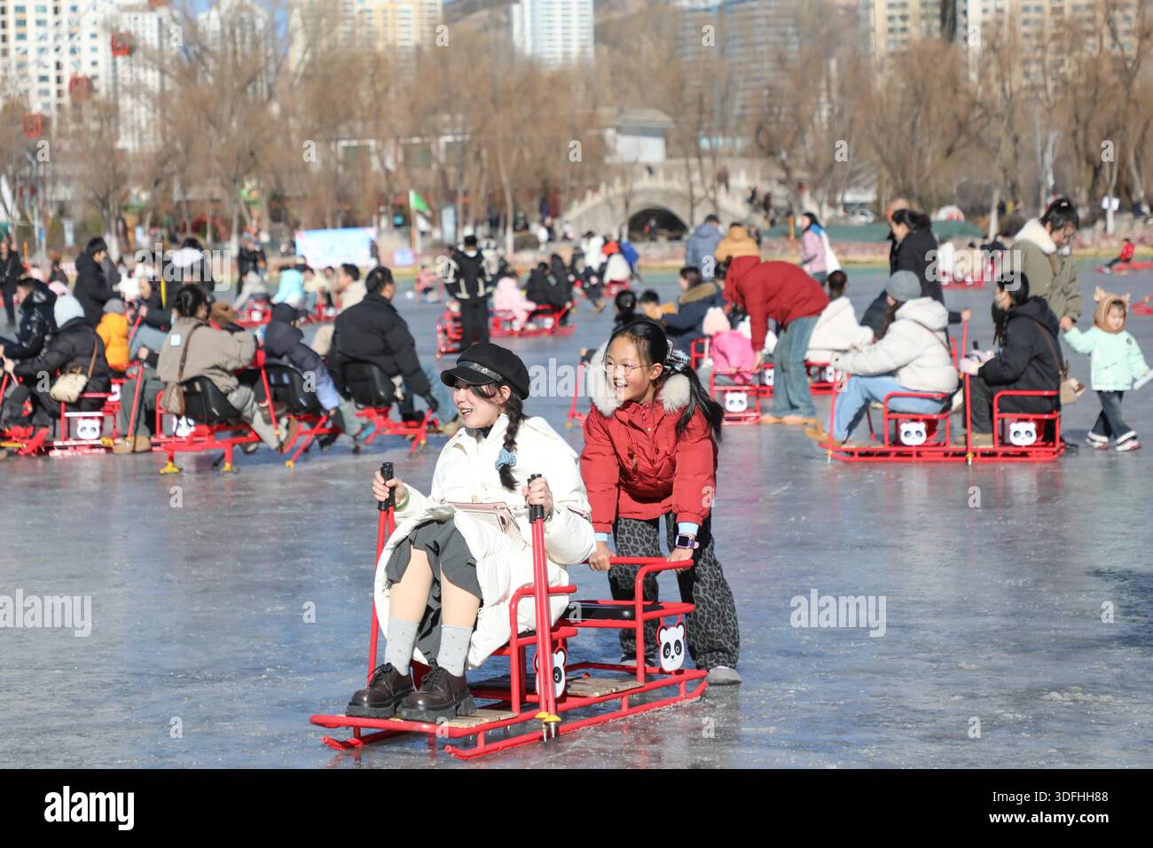 **CHINESE MAINLAND, HONG KONG, MACAU AND TAIWAN OUT** Residents enjoy ...