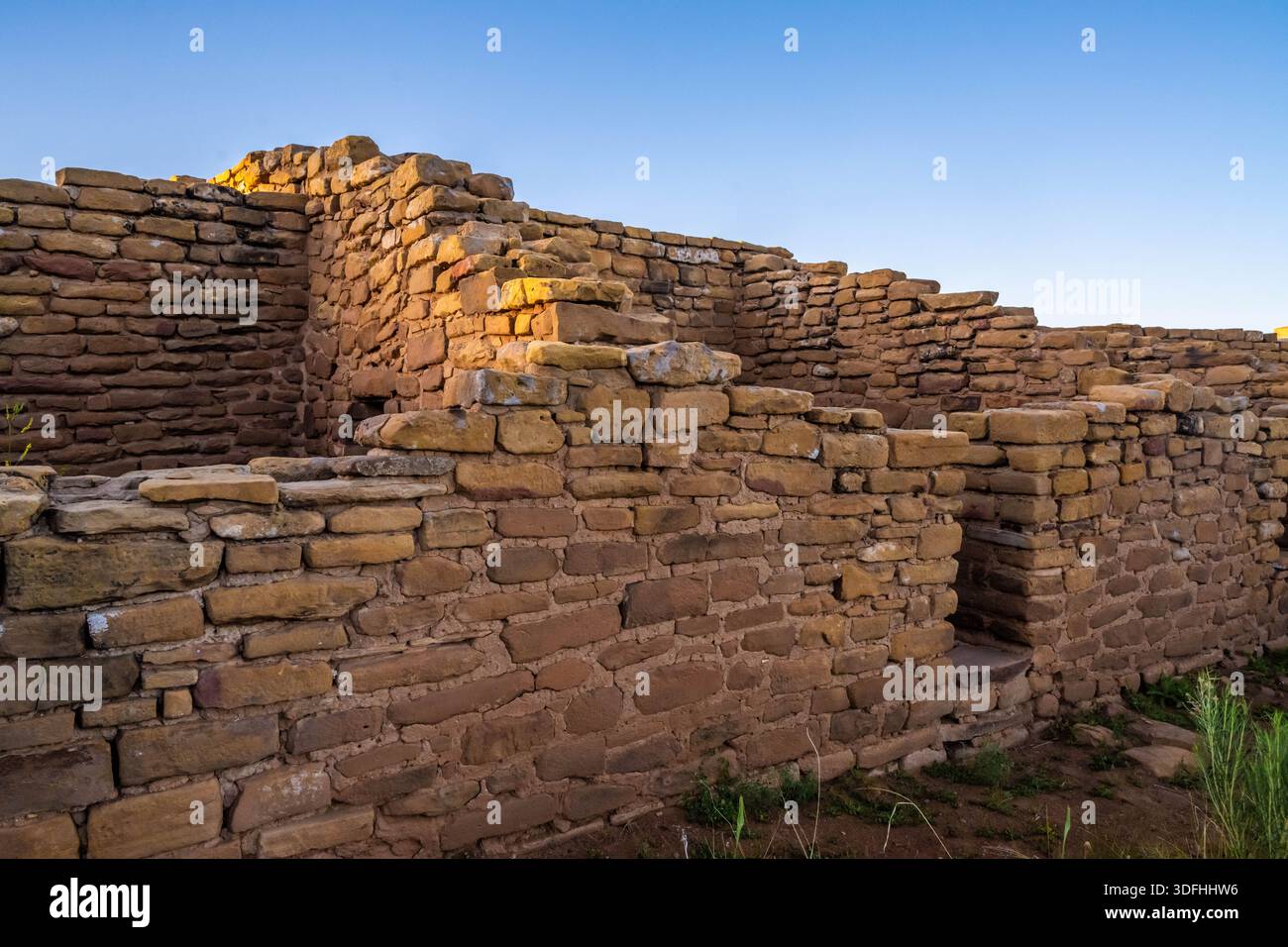 A cliff dwelling reflecting ceremonial life of the Ancestral Pueblo ...