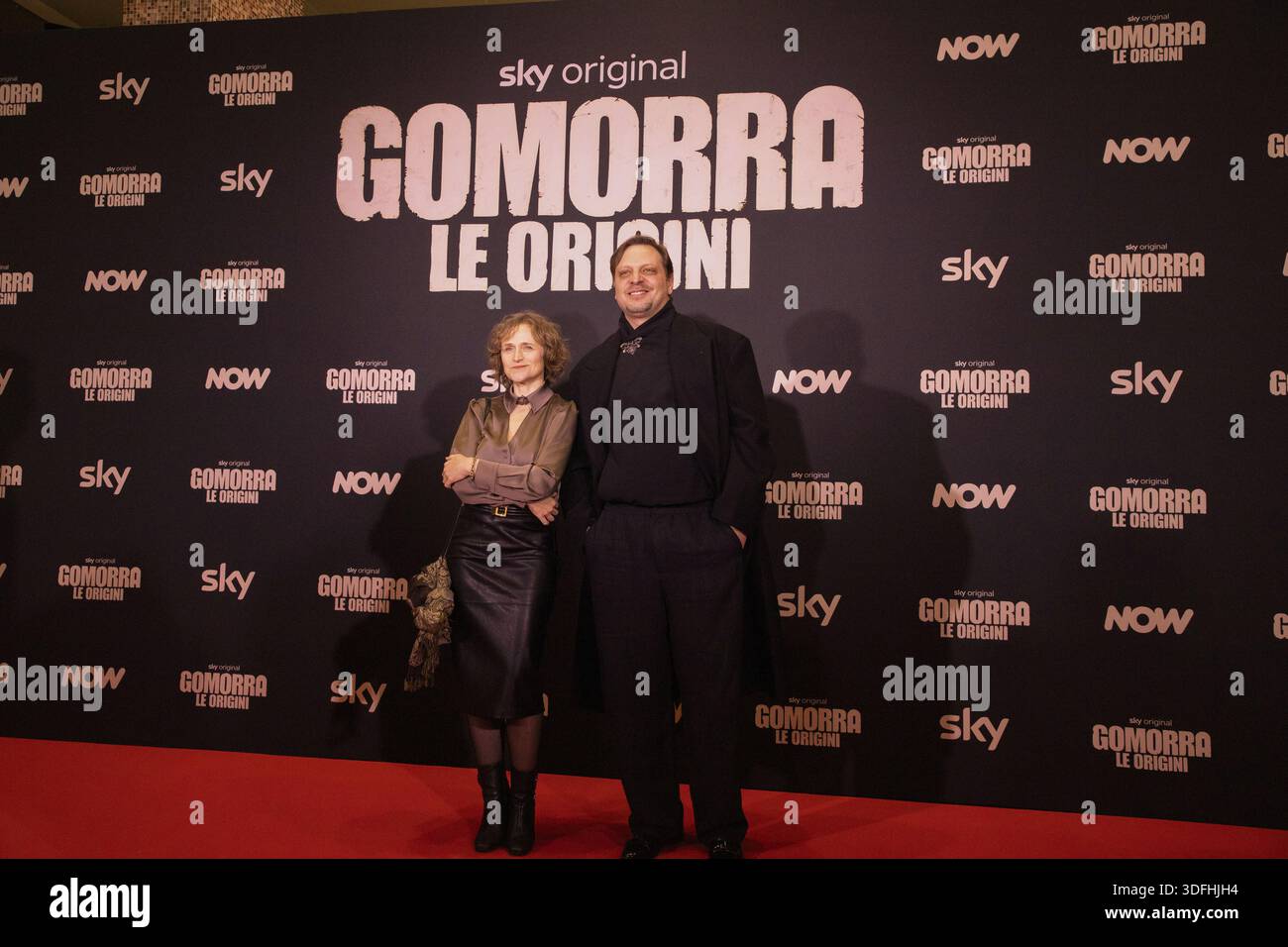 Diana Hobel and Arturo Scognamiglio attend the Gomorra le origini ...