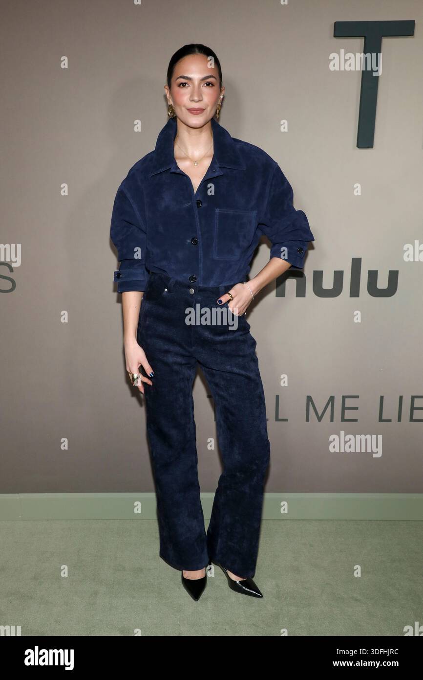 Actor Natalee Linez attends the special screening of Hulu's "Tell Me ...