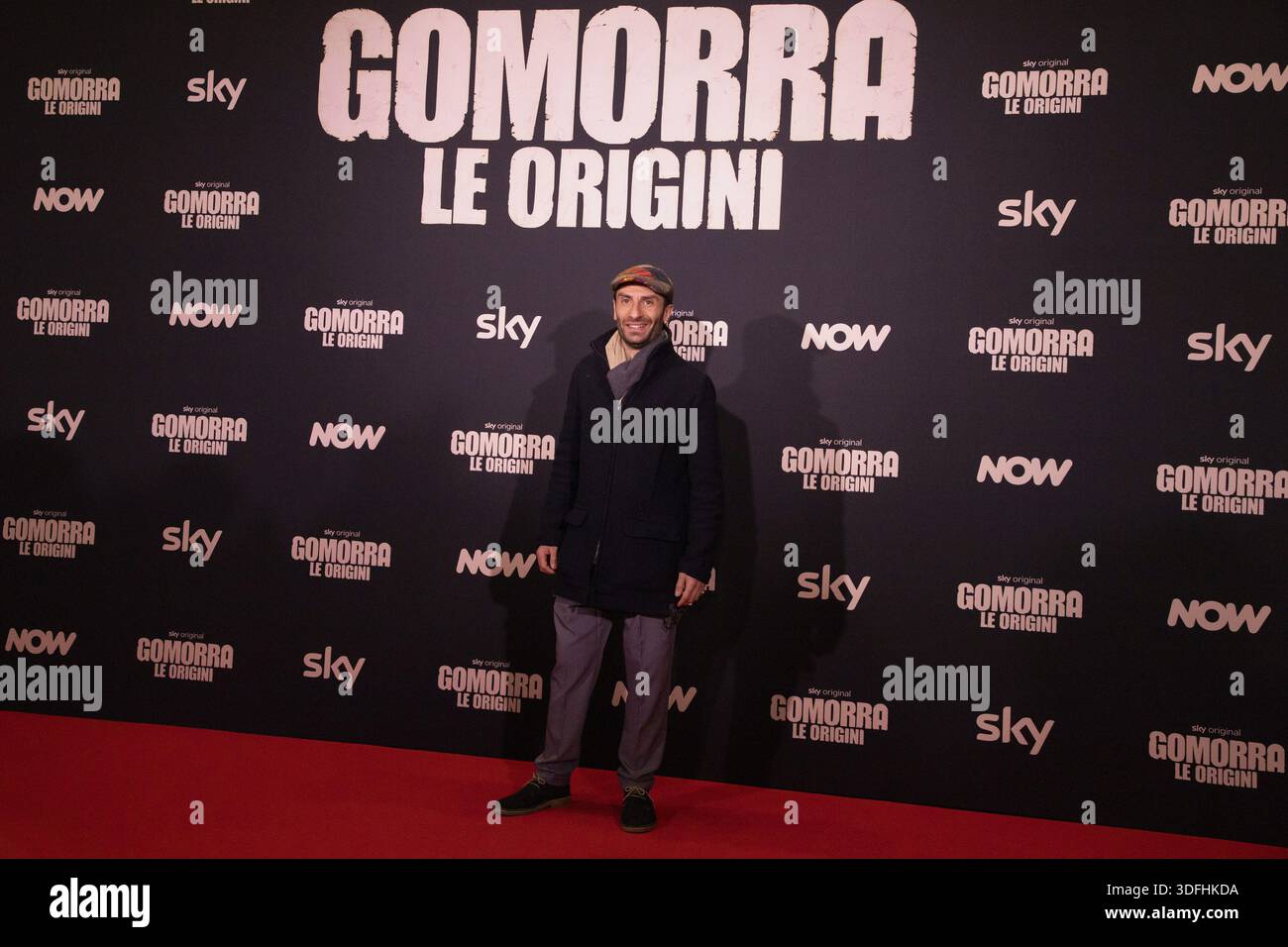 Francesco Massaro attends the Gomorra le origini photocall at The Space ...