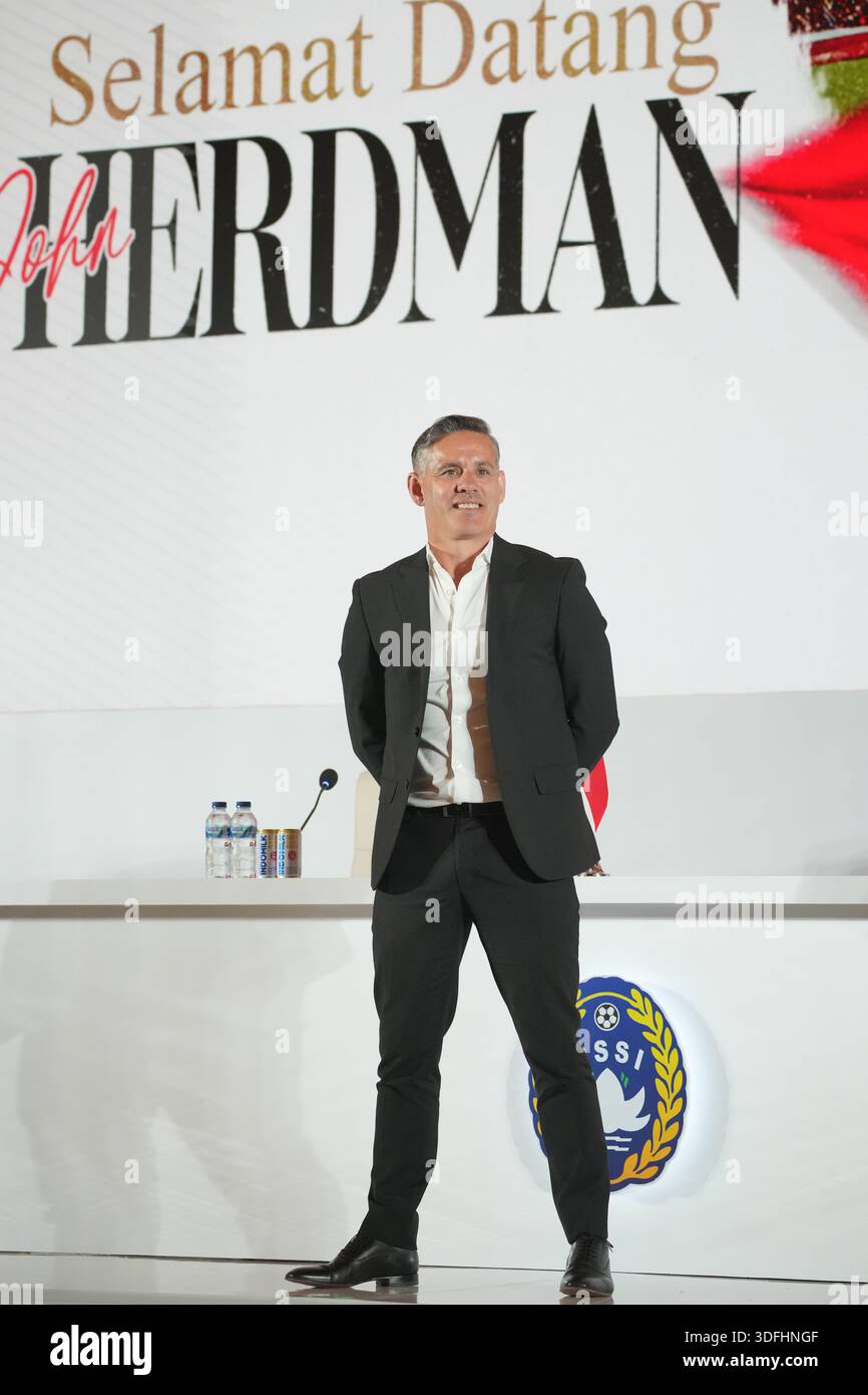 Newly appointed head coach of Indonesia's national soccer team John ...