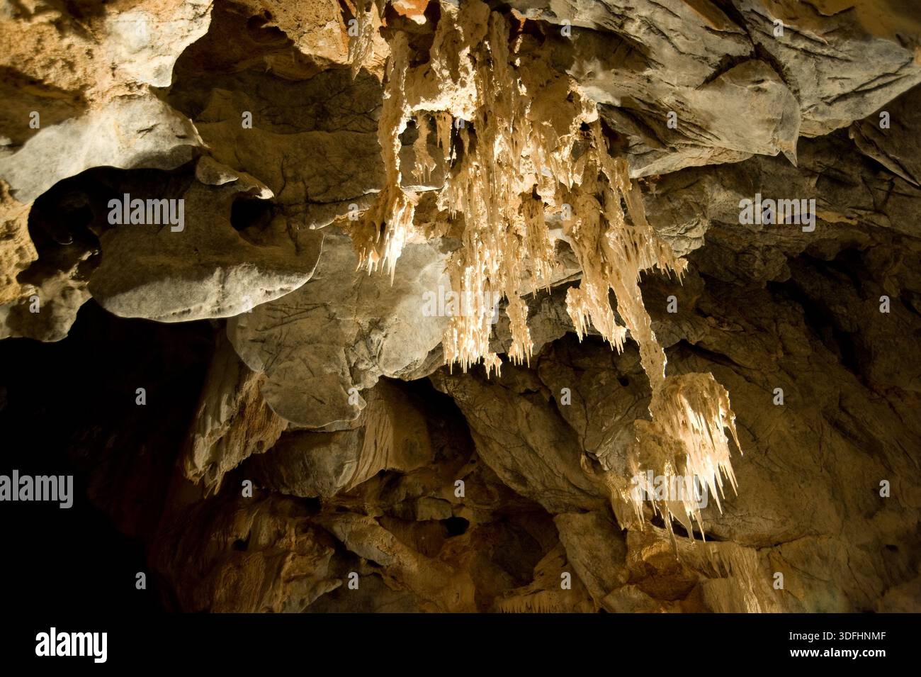 Chillagoe caves near the north Queensland town of Chillagoe showing the ...