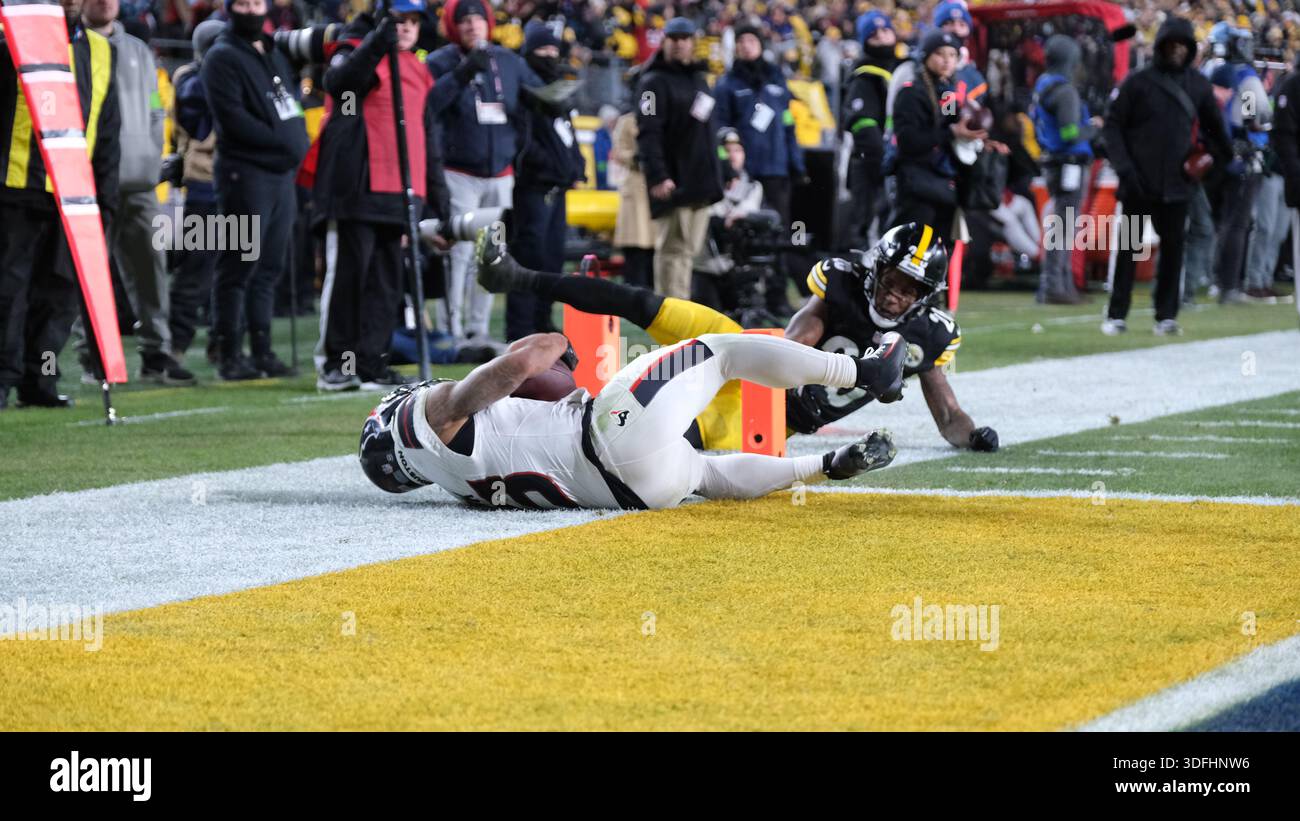 Jan 12, 2025: Christian Kirk #13 touchdown during the Pittsburgh ...