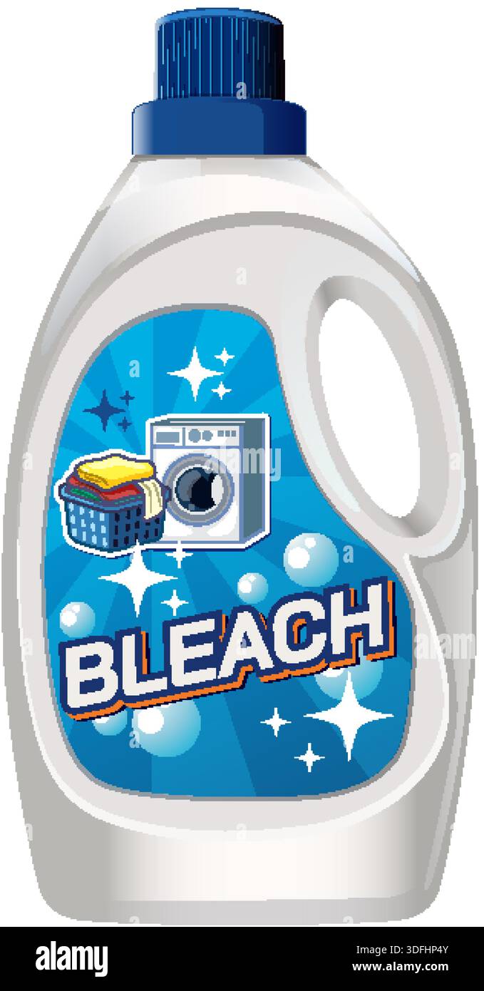 Sodium hypochlorite bleach Stock Vector Images - Alamy