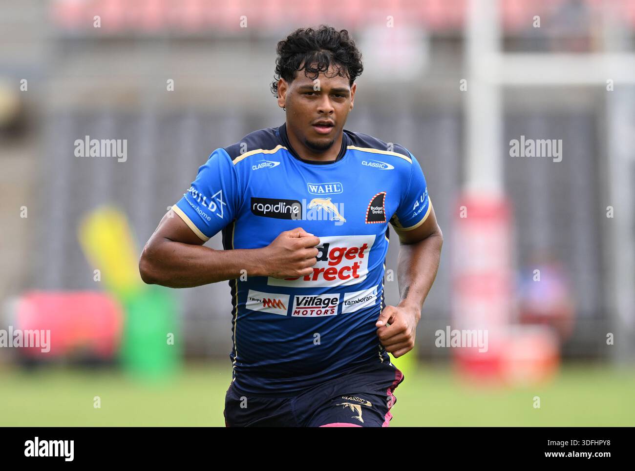 Selwyn Cobbo in action during a NRL Dolphins' training session at Kayo ...