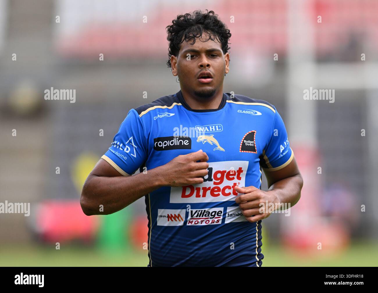 Selwyn Cobbo in action during a NRL Dolphins' training session at Kayo ...