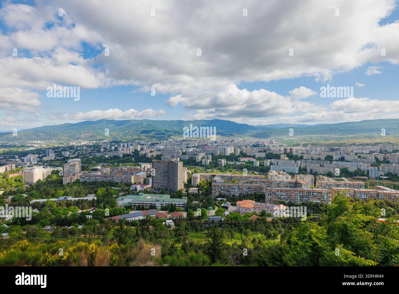 Scenic views overlooking Tbilisi from the Chronicles of Georgia ...