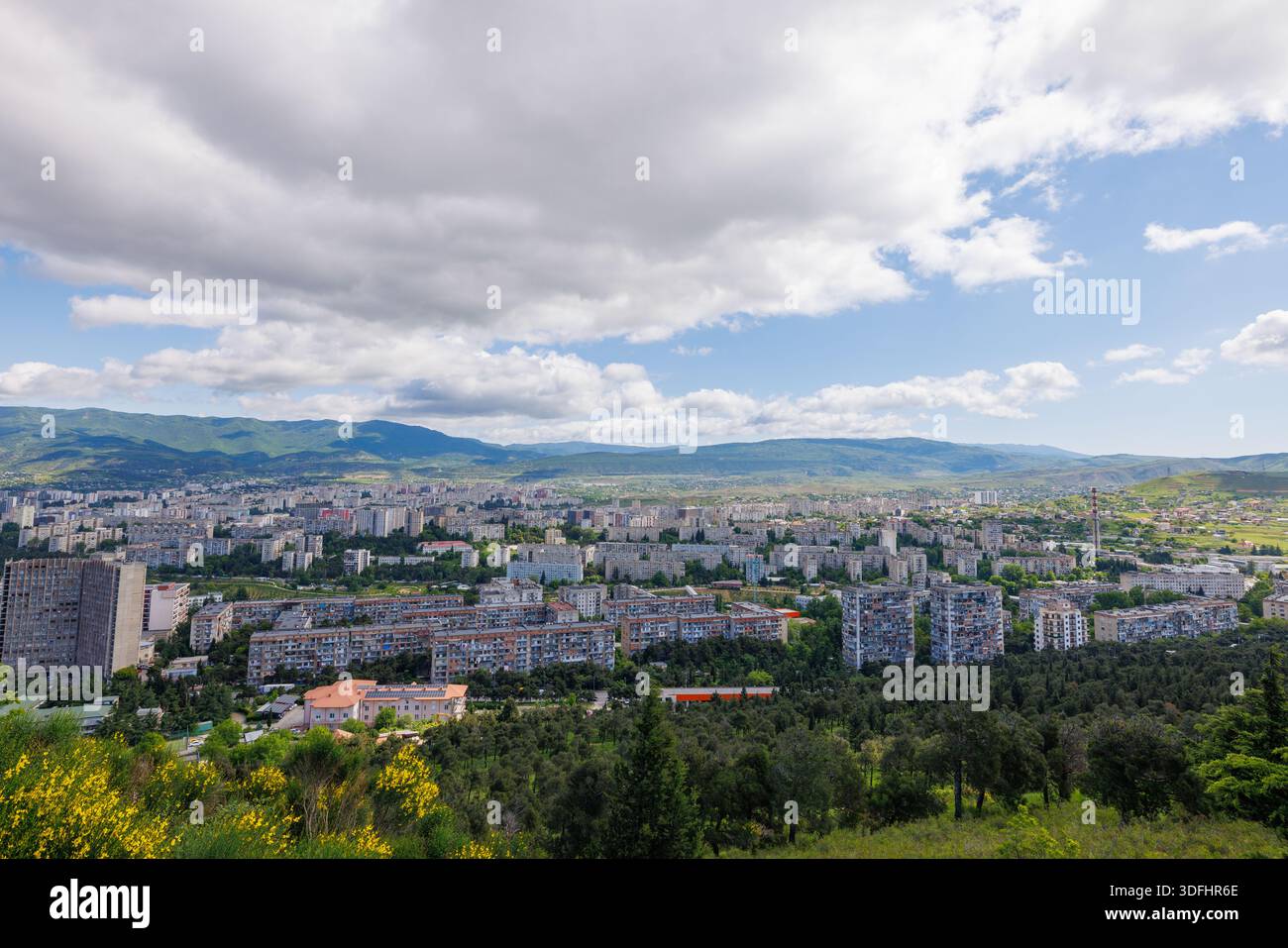 Scenic views overlooking Tbilisi from the Chronicles of Georgia ...