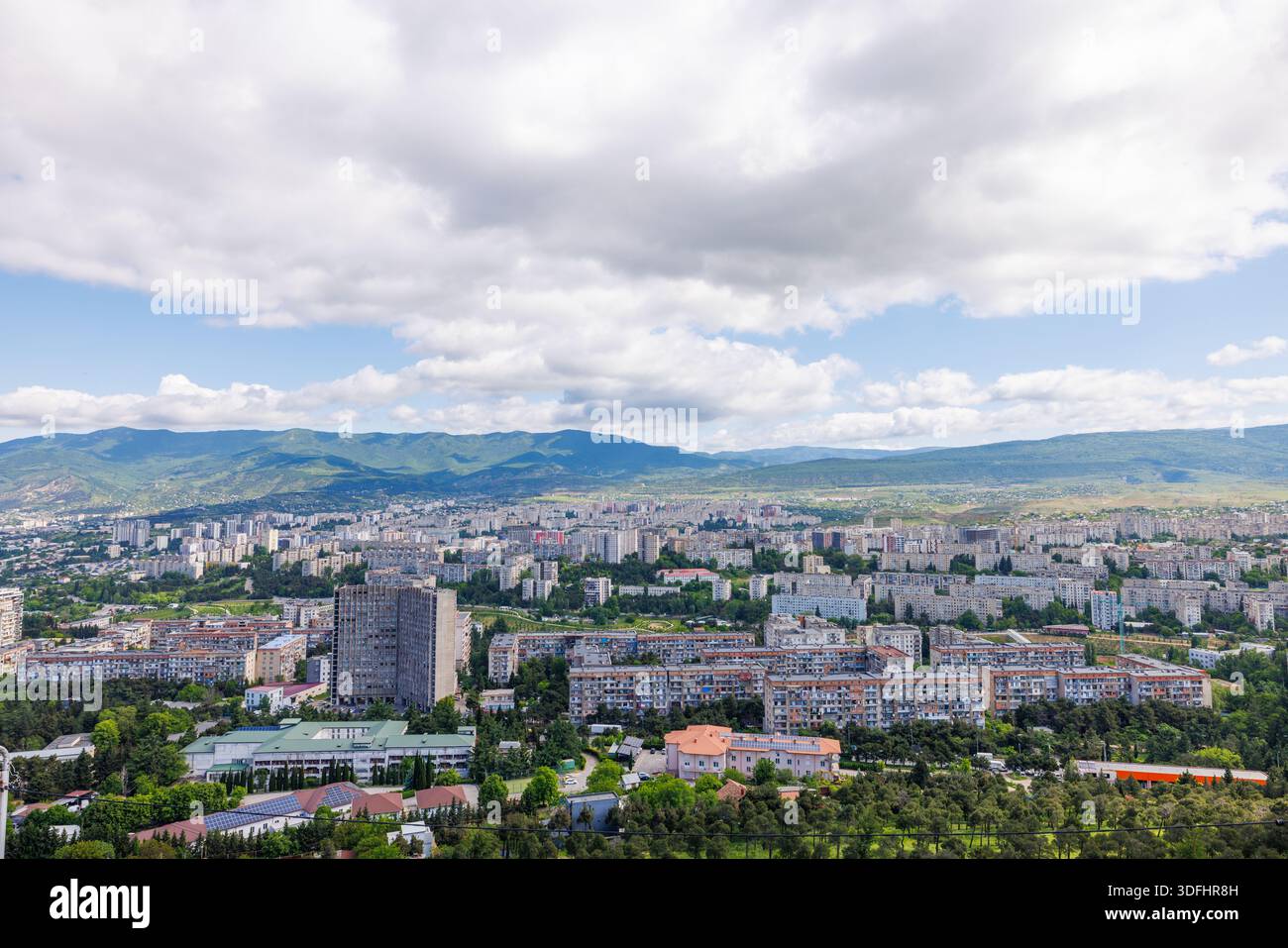 Scenic views overlooking Tbilisi from the Chronicles of Georgia ...