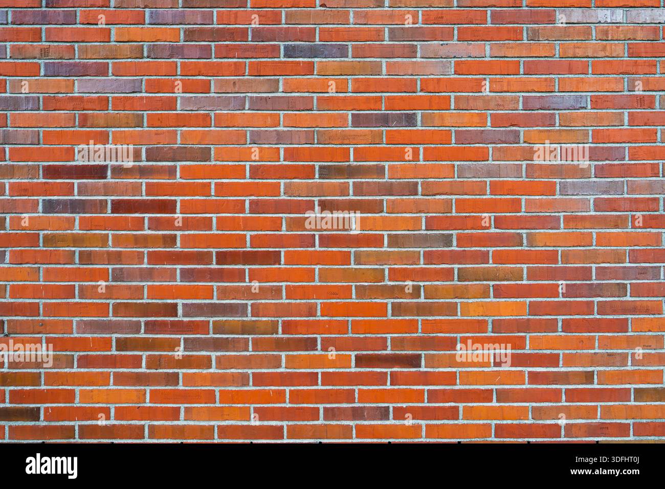 Detailed Brick Wall Texture with Varied Tones, Ideal for Backgrounds ...