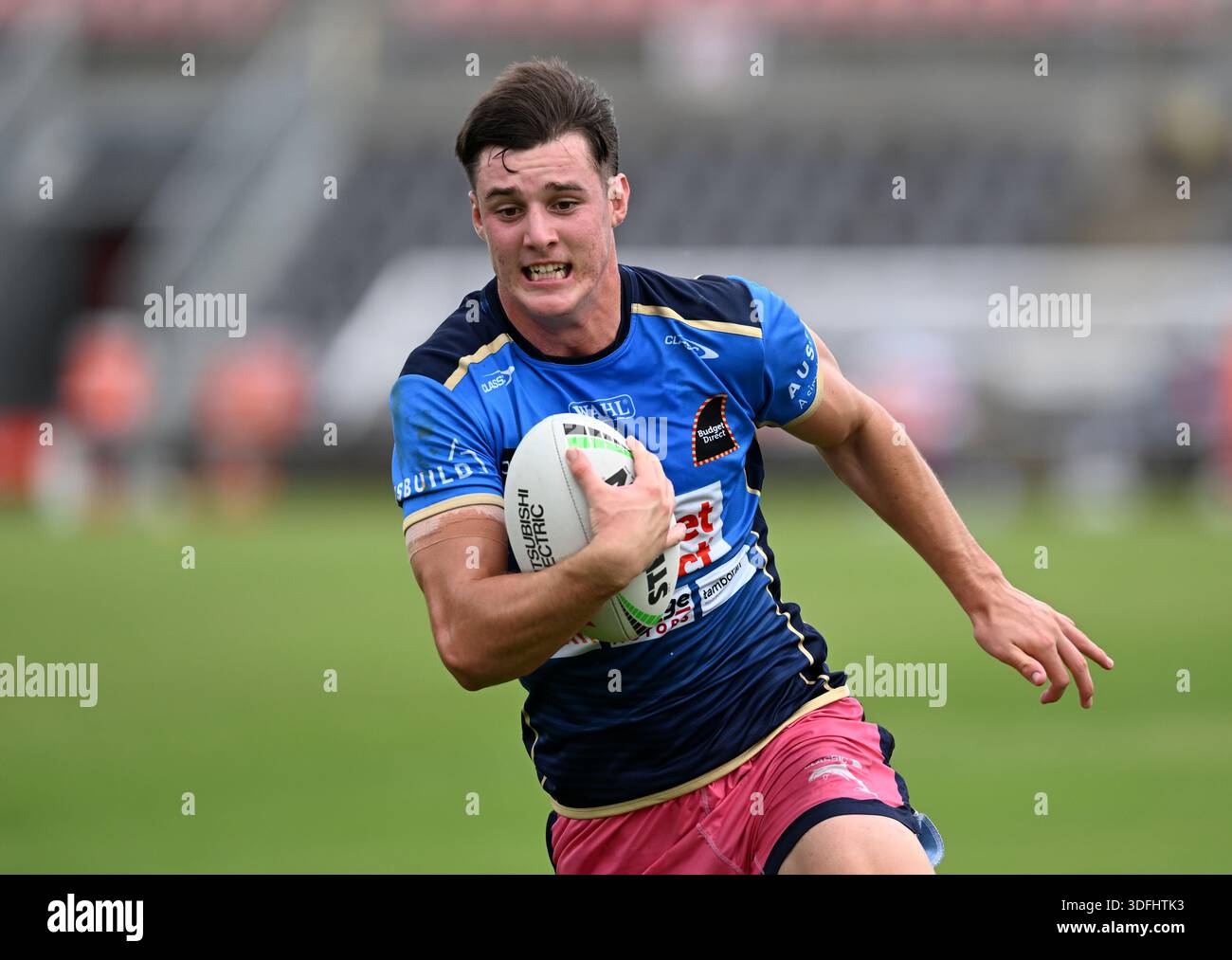 Eli McKay in action during a NRL Dolphins' training session at Kayo ...