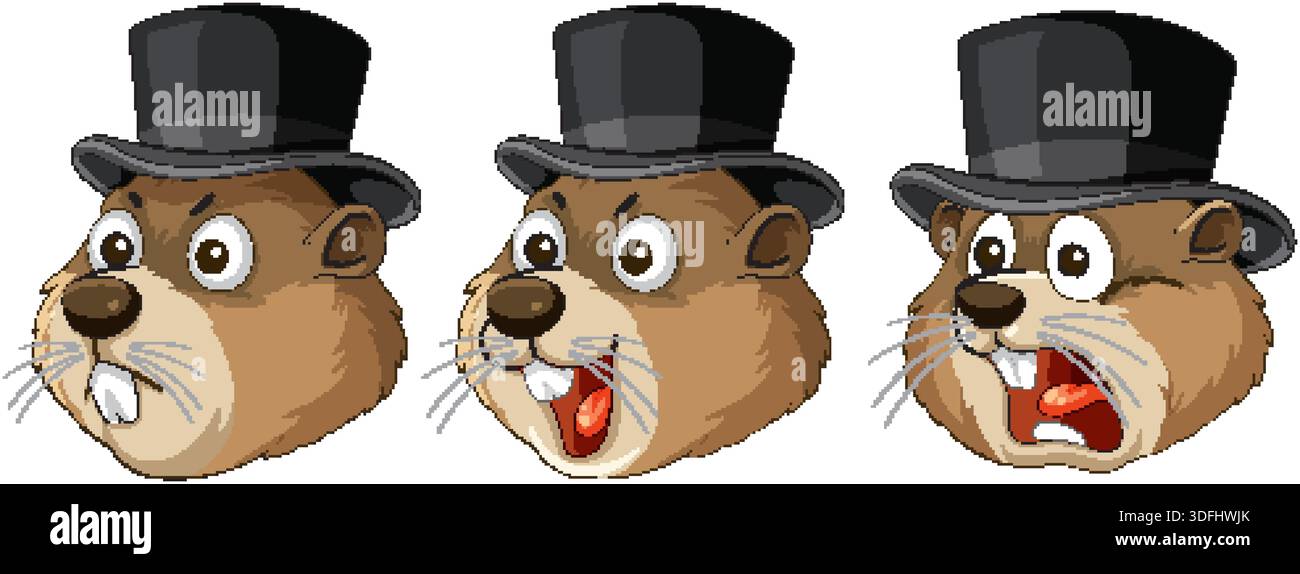 Headshot top hat Stock Vector Images - Alamy