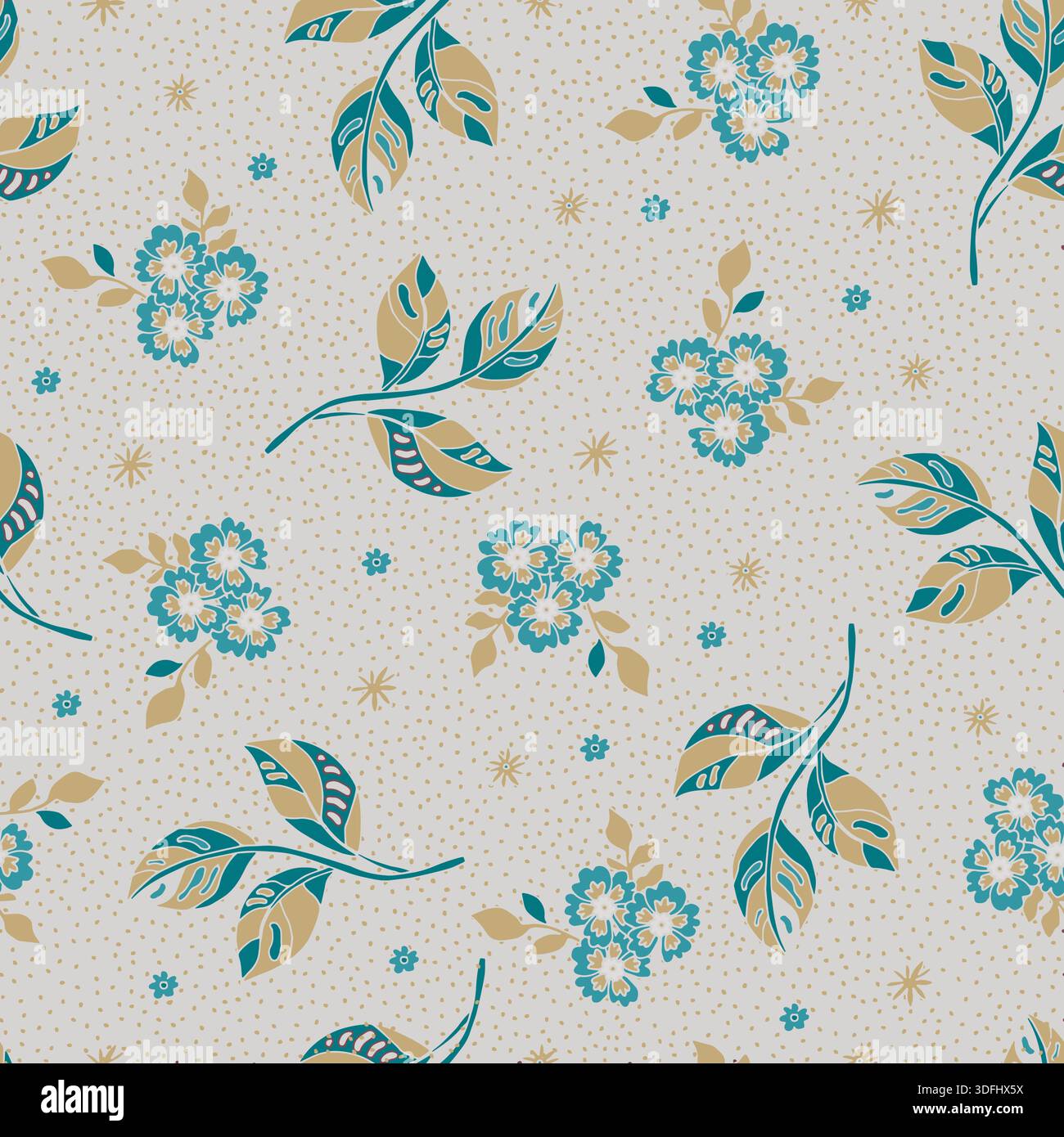 Teal polka dot pattern Stock Vector Images - Alamy