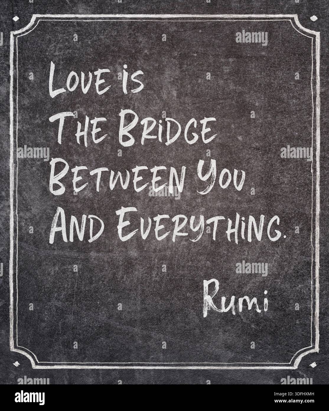 Love is the bridge between you and everything - quote of ancient ...
