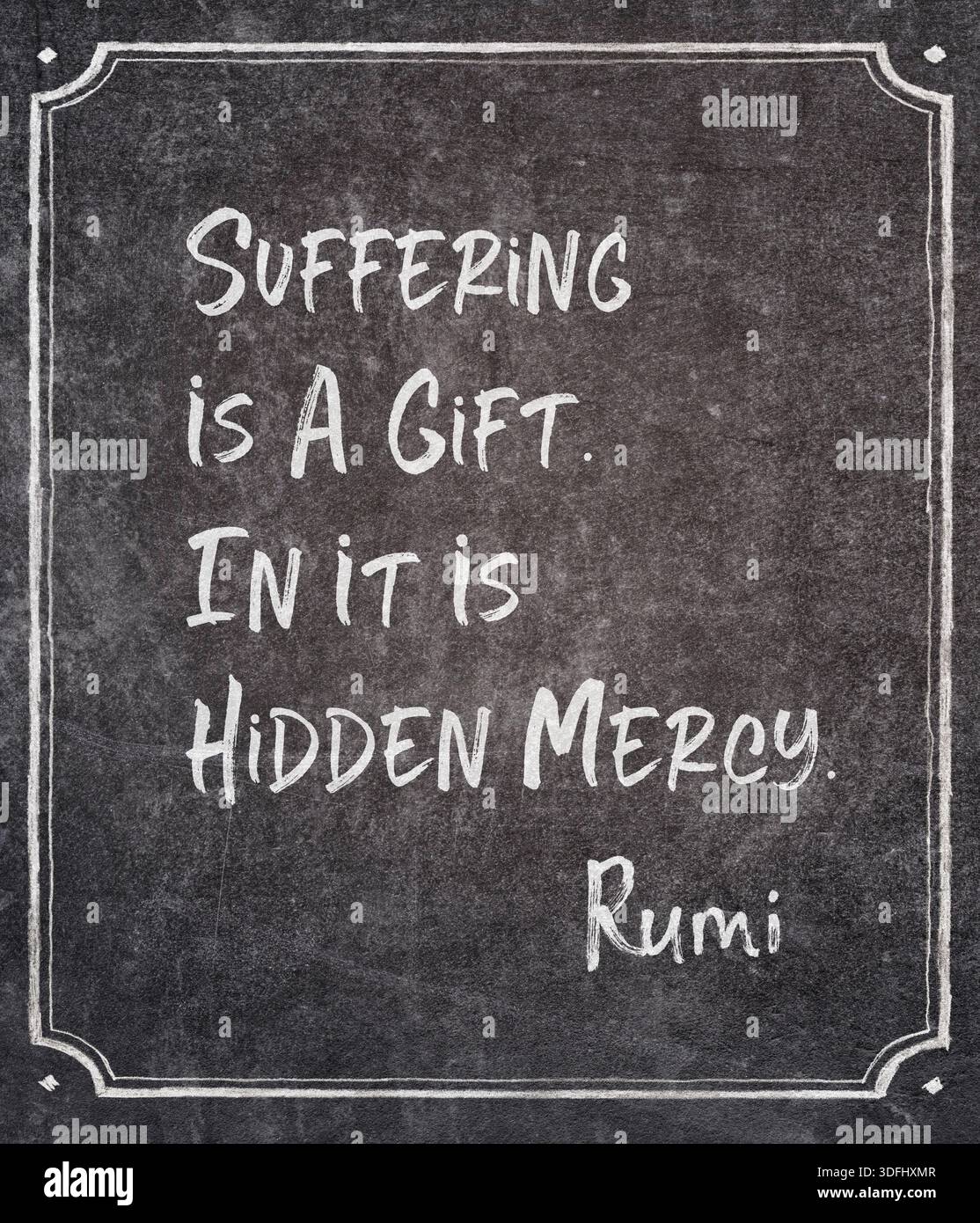 Suffering is a gift. In it is hidden mercy - quote of ancient Persian ...