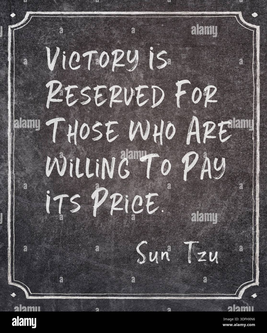 Victory is reserved for those who are willing to pay its price - quote ...