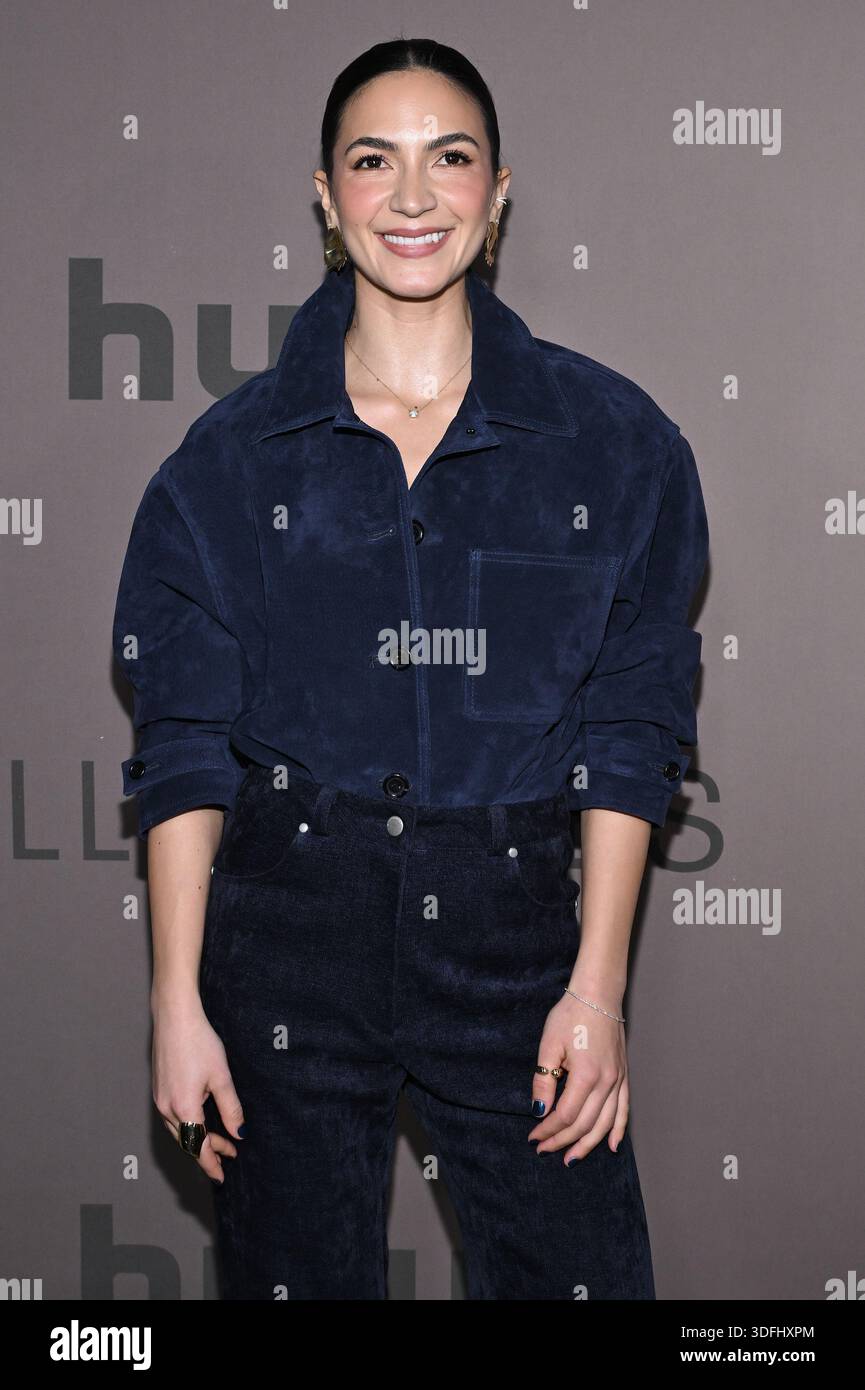 New York, USA. 12th Jan, 2026. Natalee Linez attends the HULU 'Tell Me ...