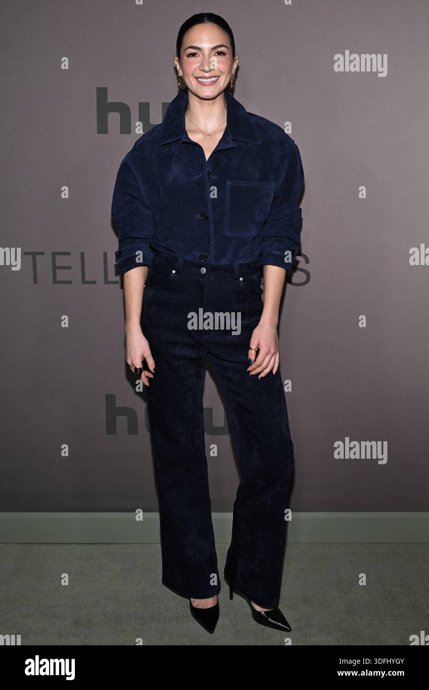 New York, USA. 12th Jan, 2026. Natalee Linez attends the HULU 'Tell Me ...